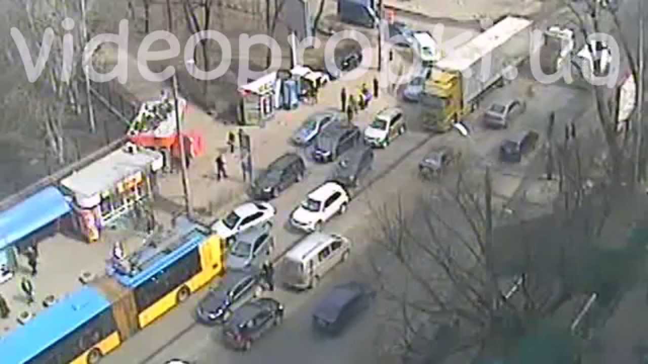 Traffic obstruction accident/ Неудачный объезд - YouTube
