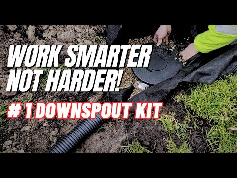 #1 DIY Downspout kit (Kit 10) - Unboxed & Installed - YouTube