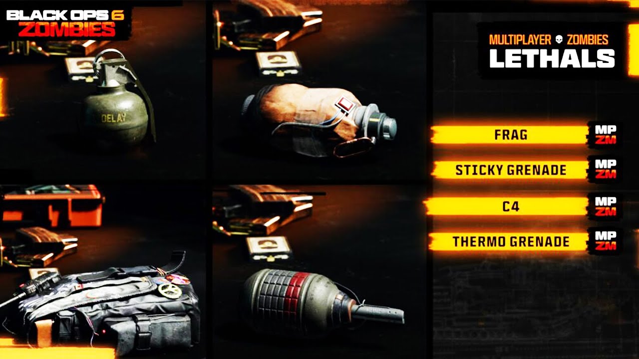 BLACK OPS 6 ALL LETHAL, Tactical & Field Upgrade Equipment - BO6 ...