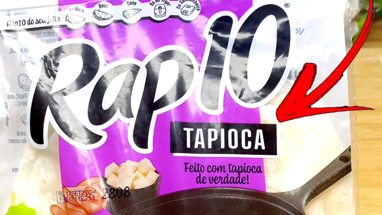 NOVO RAP10 TAPIOCA - Receitas Rap 10 Salgada Tapioca - YouTube