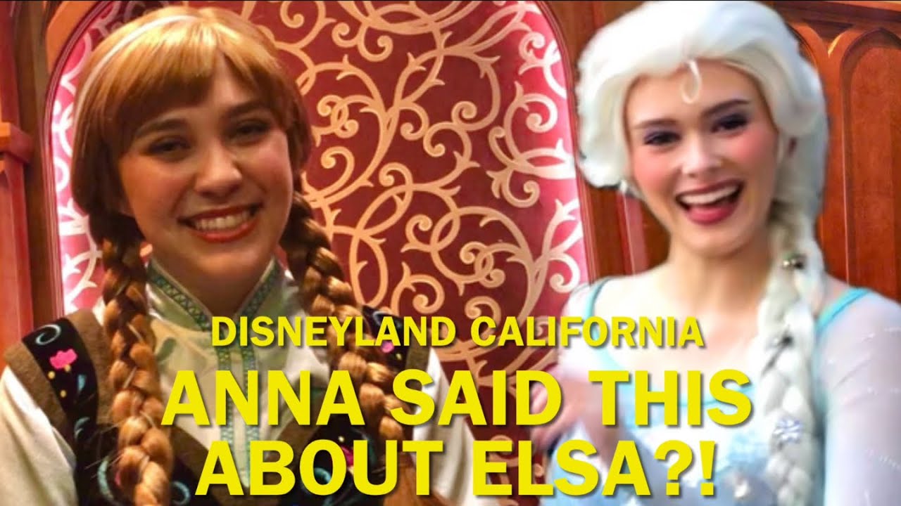 Princess Anna Said THIS About Elsa?! An AMAZING Frozen Meet and Greet ...