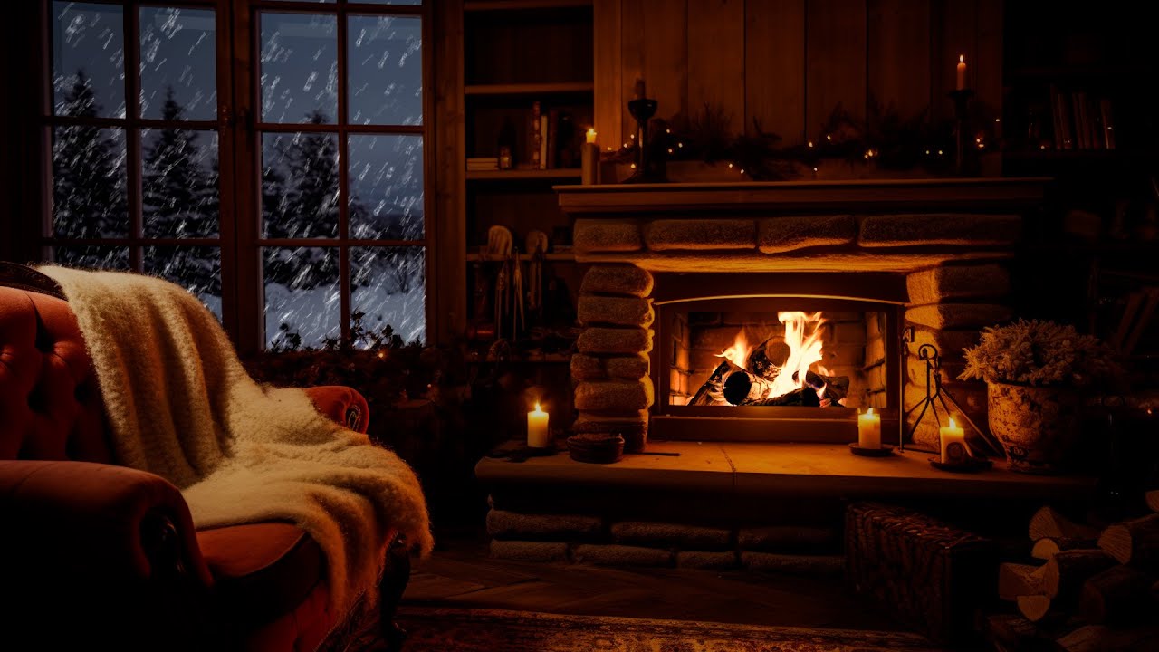 Relaxing Fire Sound | The Sound Of A Fire Burning In A Cozy Winter ...