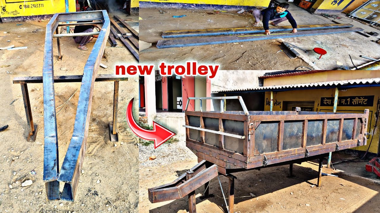 new Trolley tractor 🚜#tranding #trolley #tractorvideo #viralvideo # ...