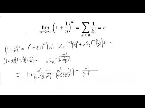 The Limit and Series Definition of e are the SAME! - YouTube