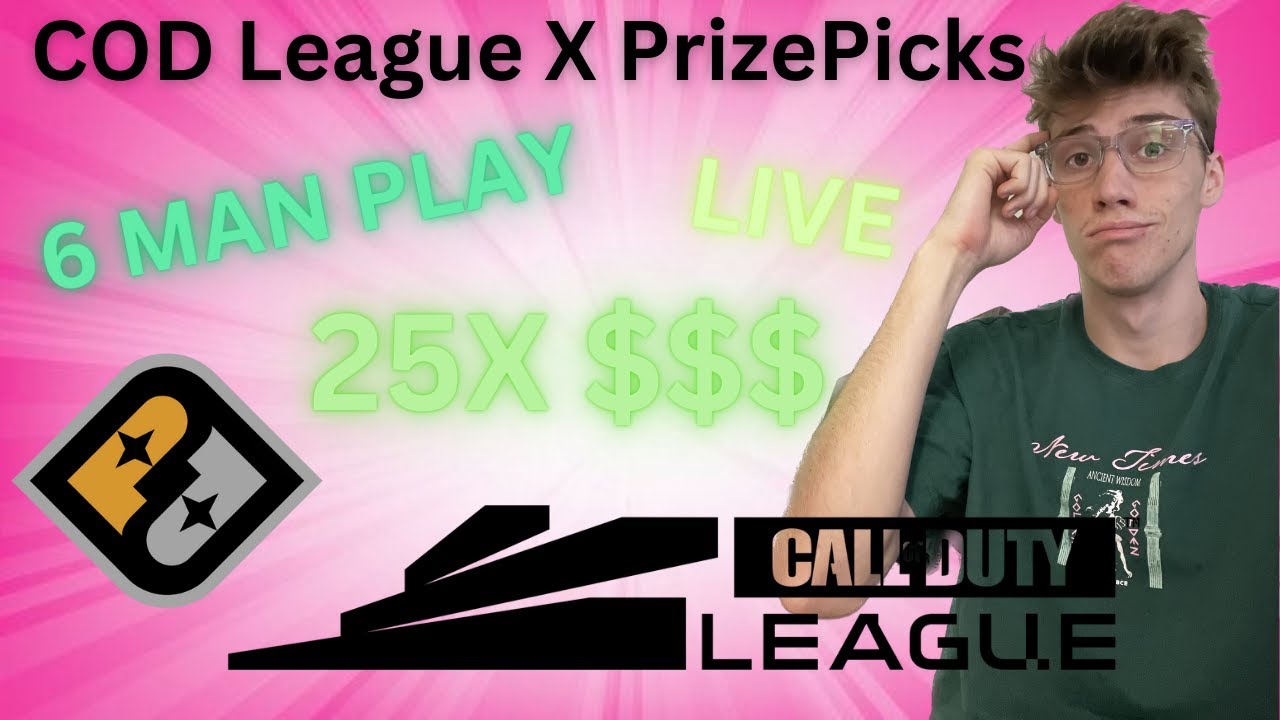 COD League X PrizePICKS | 6 MAN PLAY, LIVE PICKS!! Raw footage of my ...