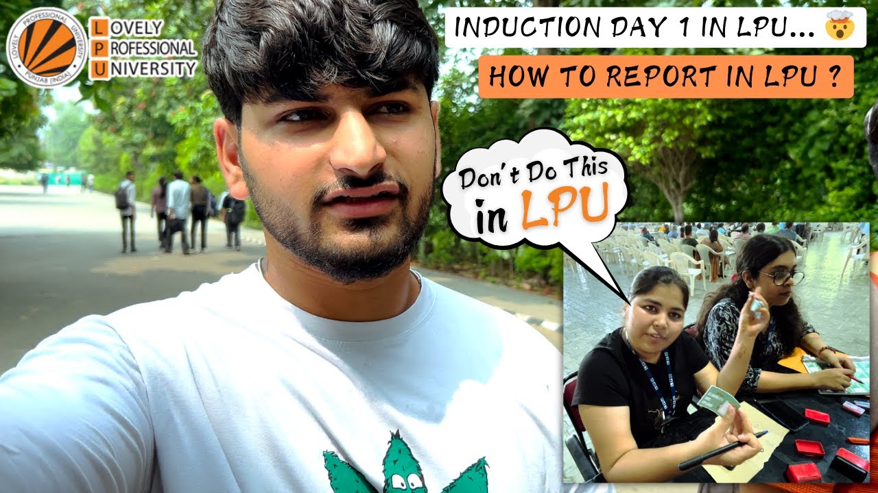 Induction Day 1 in lpu / how to report in lpu 2024 / reporting day in ...