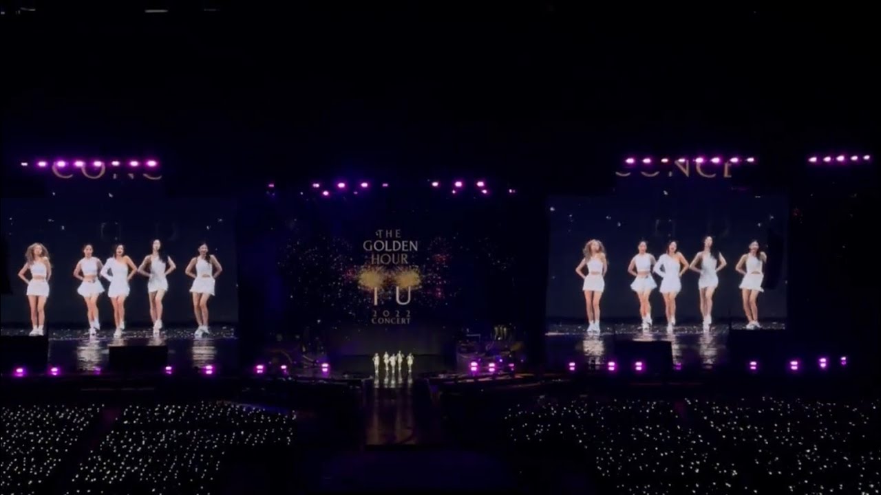 ITZY was a guest on the first day of IU's concert - YouTube