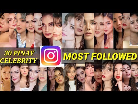 2020▪️TOP 30 PINAY CELEBRITY MOST FOLLOWED ON INSTAGRAM