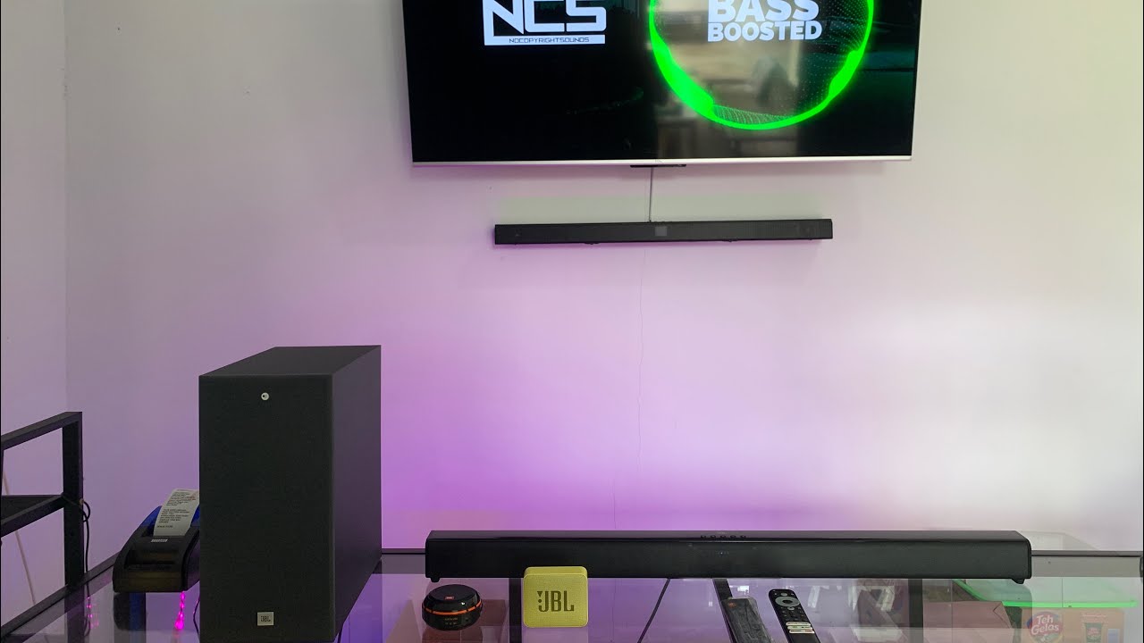 JBL CINEMA SB160 BASS TEST SOUNDBAR BY SOSUSU STORE - YouTube