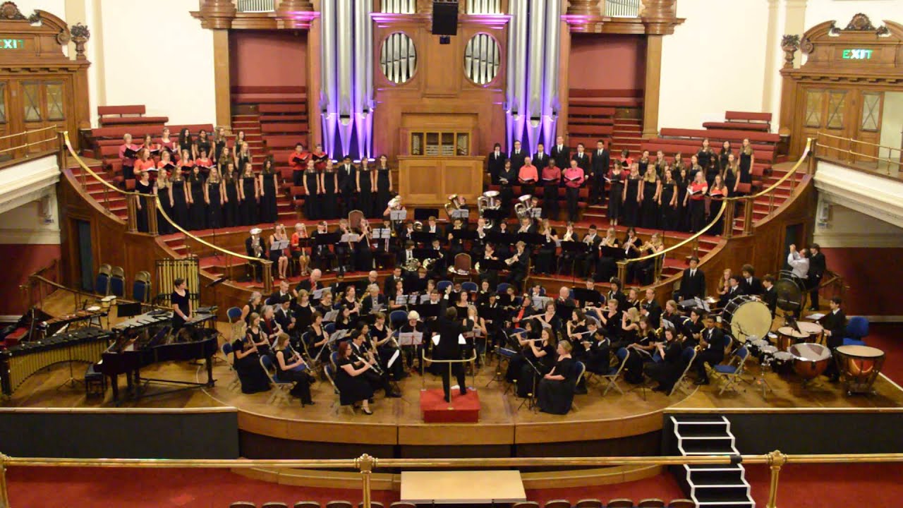 England 2014 London Gala Concert: Combined Choirs/Bands: "Battle Hymn ...