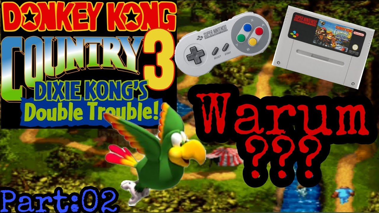 Warum Squawks? Let's Play Donkey Kong Country 3 Dixie Kongs Double ...