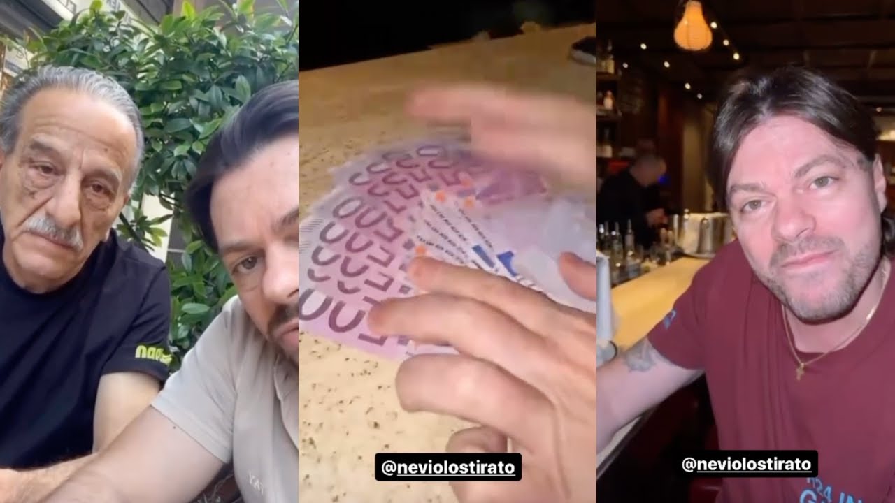 Filippo Champagne offre a Nevio lo stirato una cena dove gli fa ...