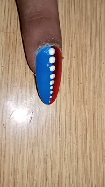 easy nail art at home ♥ two color nail art designs - YouTube