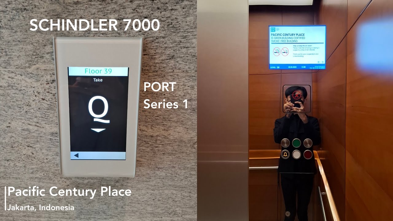 Schindler 7000 Traction Elevators with PORT at Pacific Century Place ...
