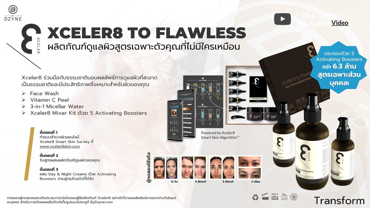 การบรรยายสินค้า Xceler8 (เอ็กซ์เซลเลอร์ เอท) โดย คุณแคทรียา นิภามณี ...