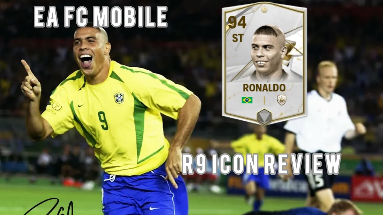 The Best striker in Ea fc mobile. R9 icon review - YouTube