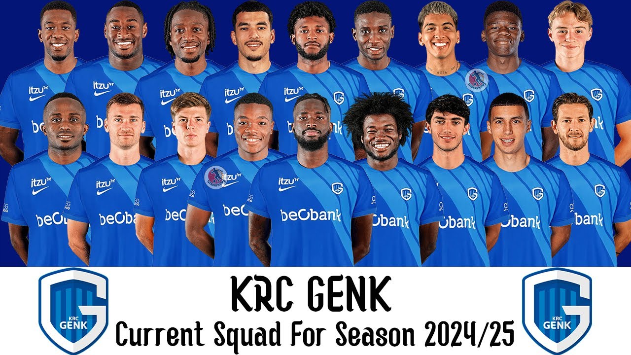 KRC Genk Current Squad For Season 2024/25 | KRC Genk Squad Update 24/25 ...
