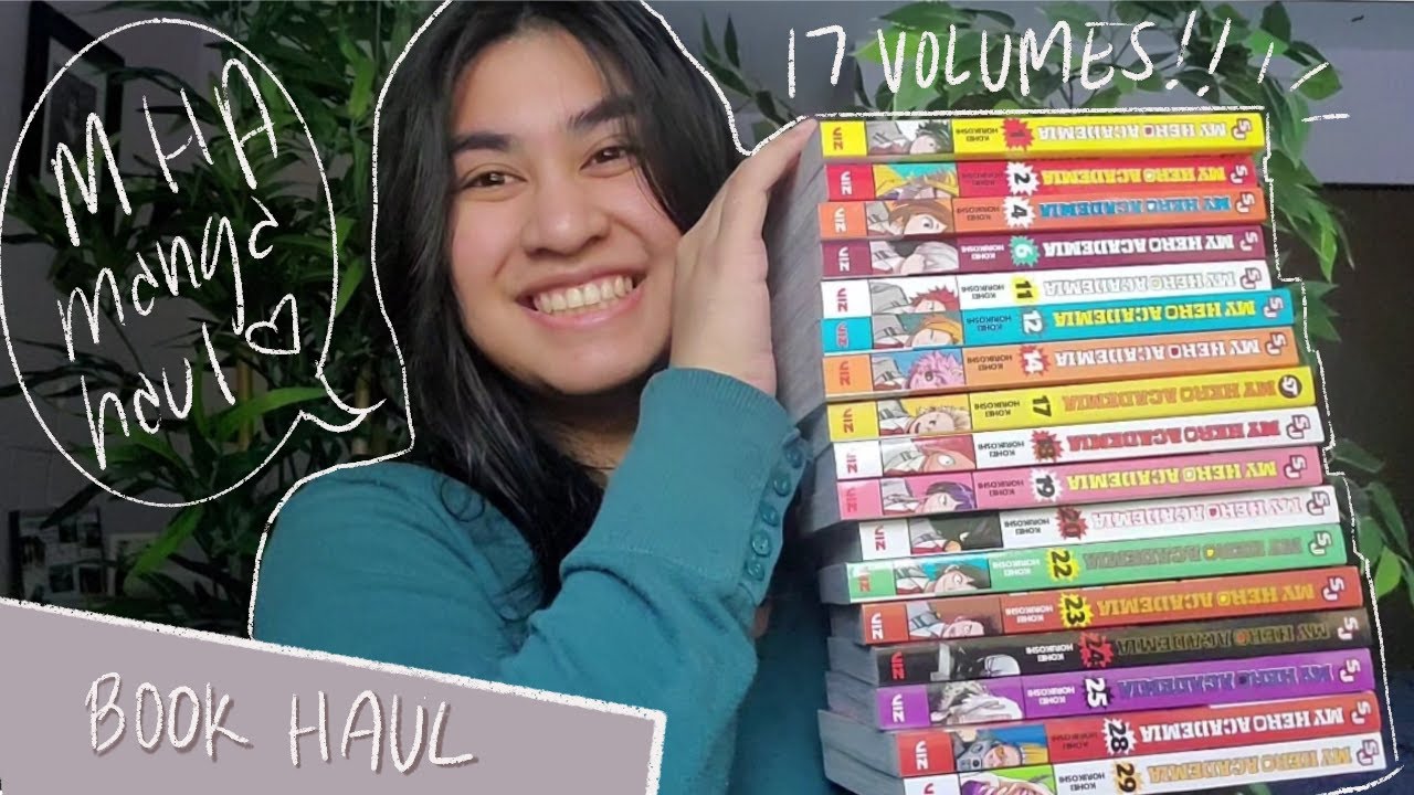 Massive my Hero Academia Book Haul MHA Mangas - YouTube