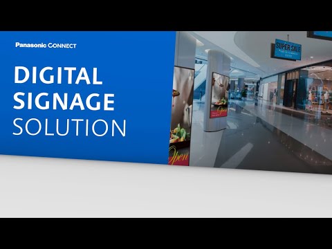 Panasonic Connect Digital Signage Solution - YouTube