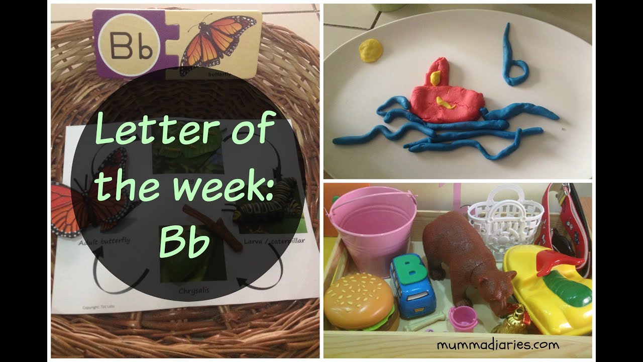 How to teach alphabets to children - Letter B! (Letter of the week ...