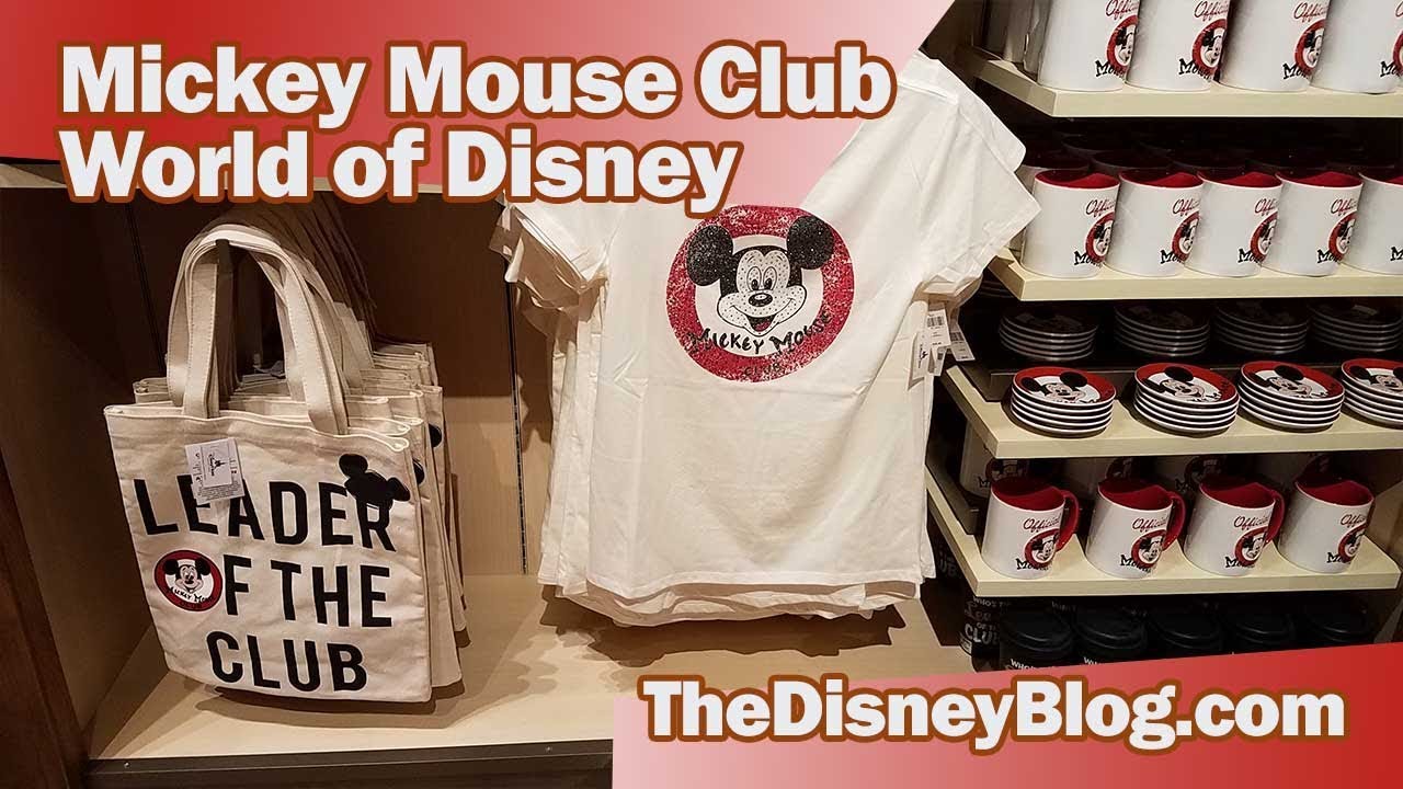Mickey Mouse Club merchandise debuts at World of Disney Store - YouTube