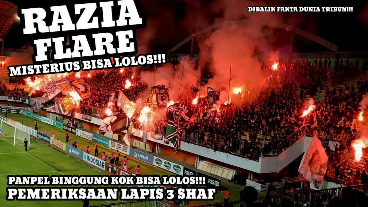 FLARE BANYAK DI SITA SEBELUM MATCH 💥 PENYIMPANAN MISTERIUS ULTRAS PSS ...
