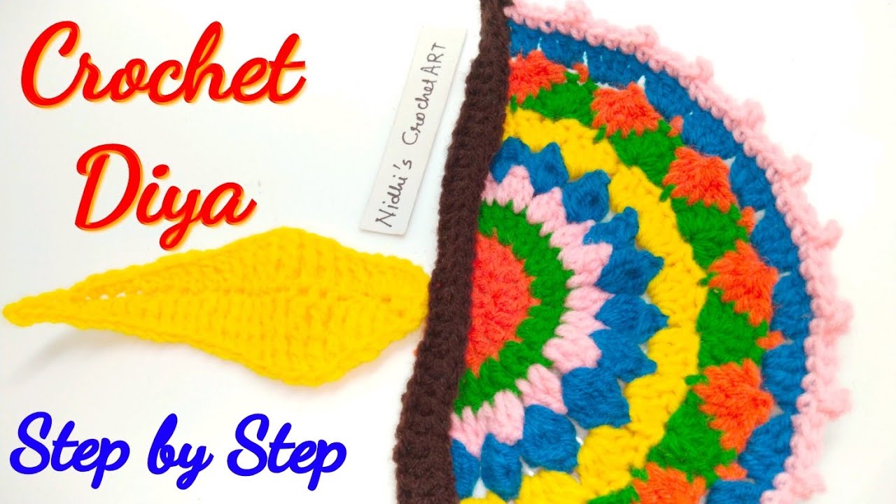 Crochet Diya for Diwali Decoration/ Crochet Diya Tutorial Ideas by ...