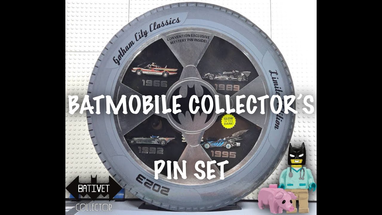 Batmobile Collector's Pin Set - YouTube
