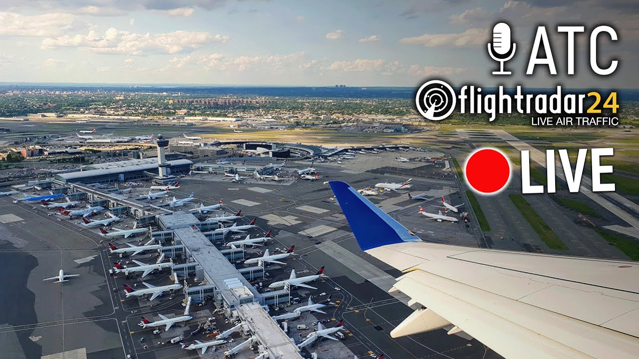 🔴 LIVE | John F. Kennedy International Airport | LIVE ATC COMMUNICATIONS 07-AUG-2023 - YouTube