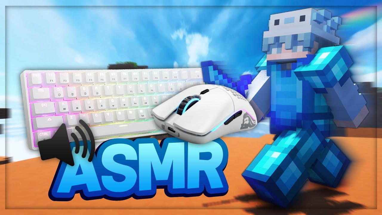5 Minutes (Creamy) Bedwars ASMR Keyboard & Mouse sound | PikaMC Bedwars ...