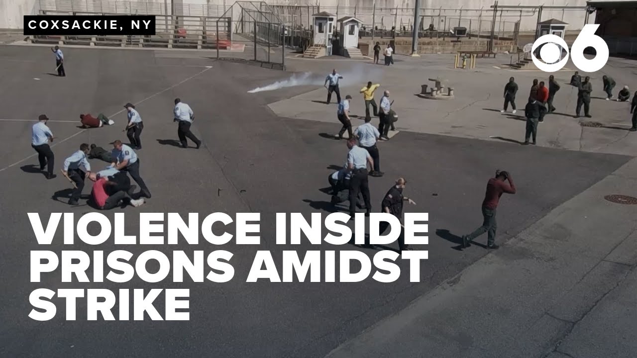 Surveillance Footage Shows Violence Inside Prisons - YouTube