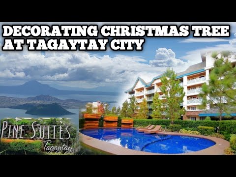 NAG DECORATE AKO NG CHRISTMAS TREE AT CHRISTMAS GARLAND SA TAGAYTAY ...