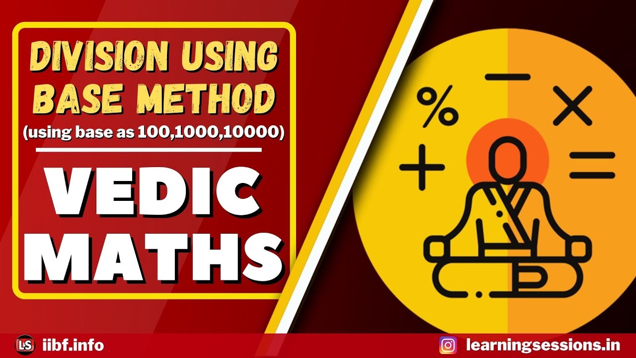 DIVISION USING BASE METHOD (100, 1000, 10000) | VEDIC MATHS ...