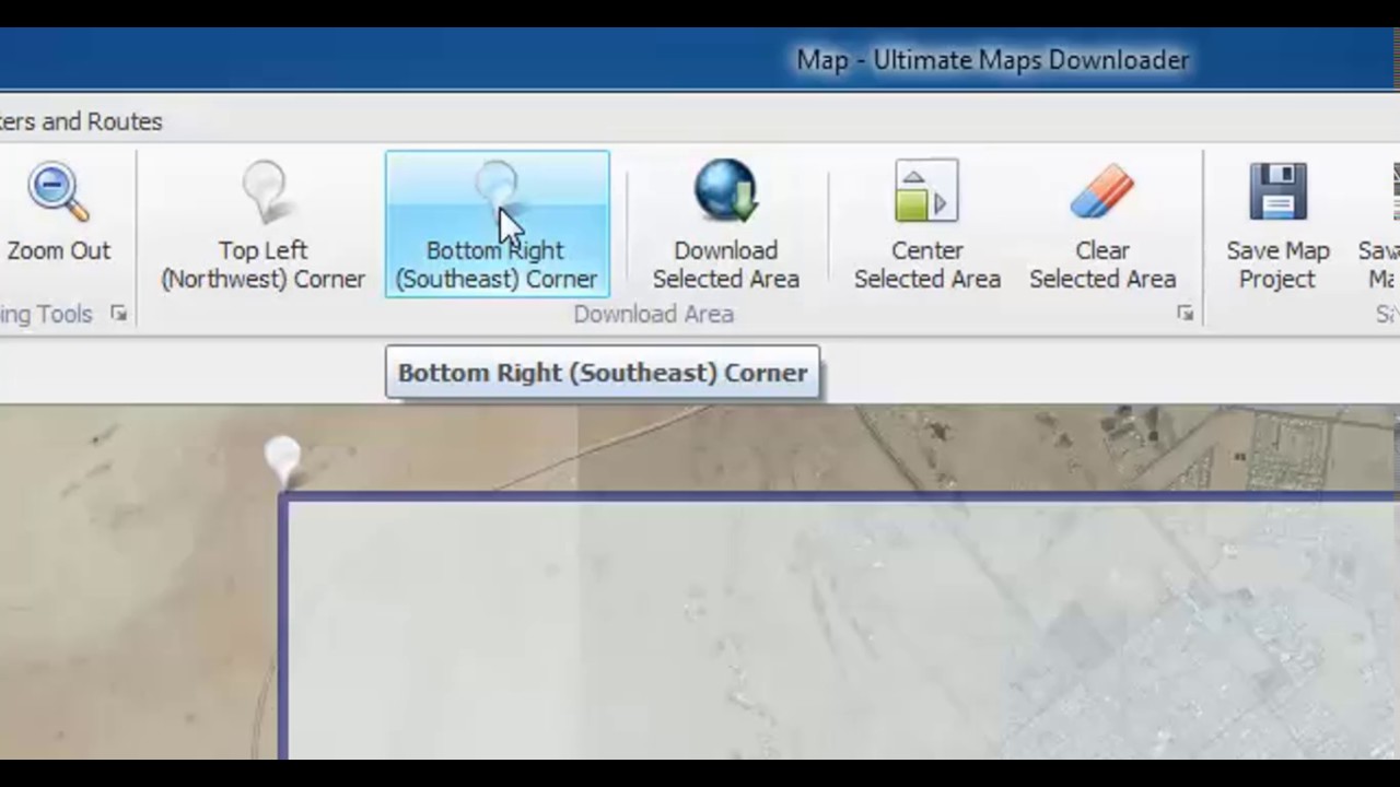 عمل خريطة أو صورة لمنطقة معينة بواسطة برنامج Ultimate Maps Downloader ...