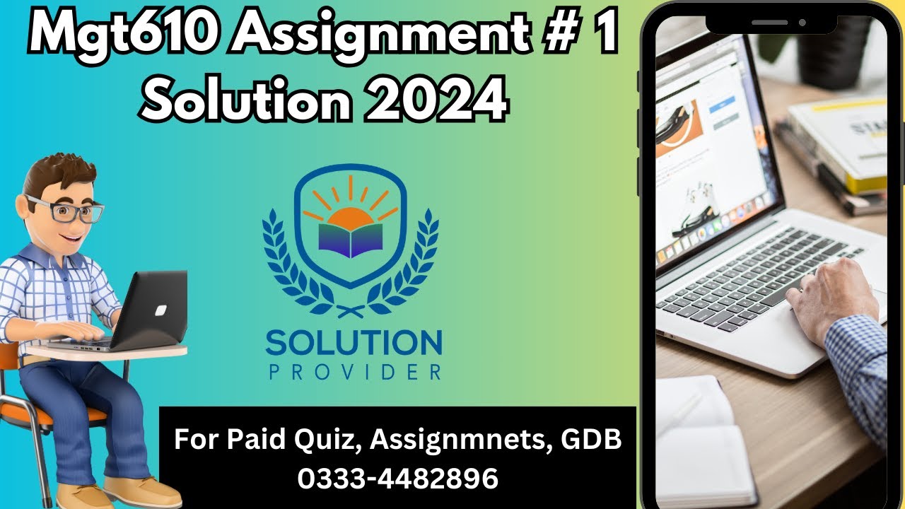 mgt610 assignment 1 solution 2024 | mgt610 assignment 1 spring 2024 - YouTube