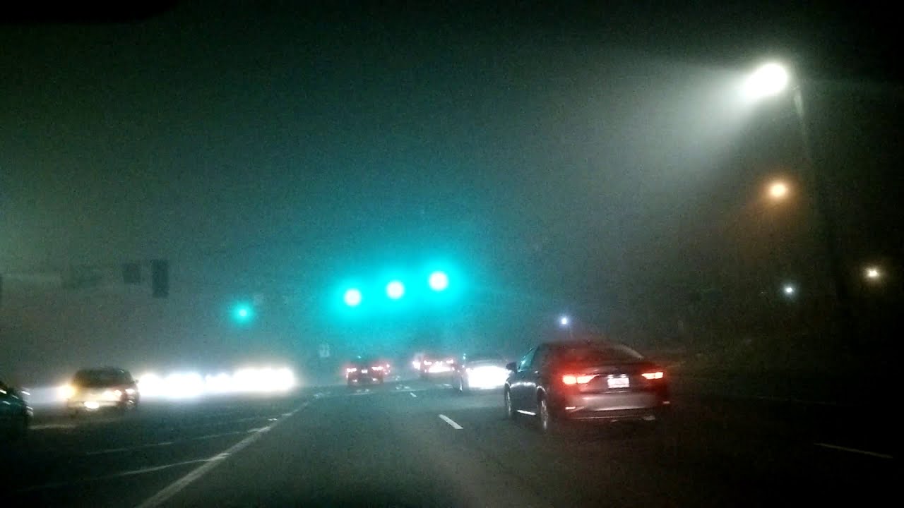 Due to heavy fog,very low visibility on roads,Watch out, drivers,Dense ...