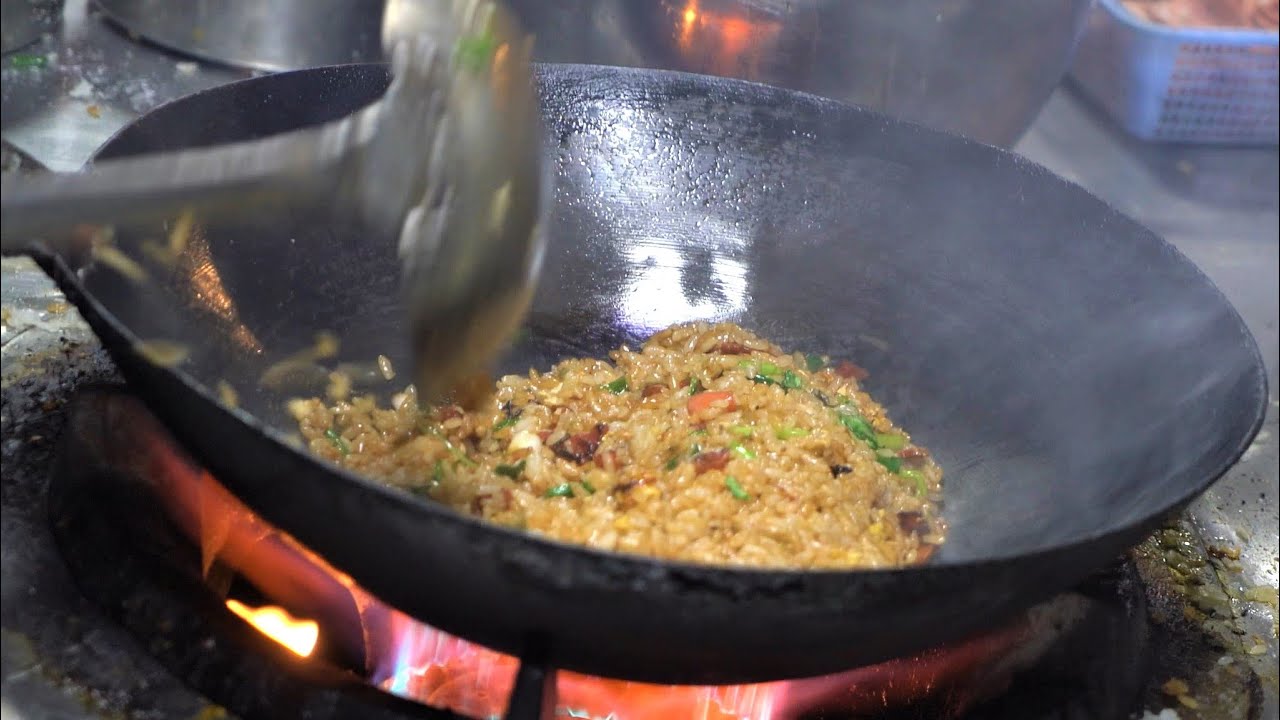 Chinese Street Food -Best Night Fried rice master fried rice, fried ...