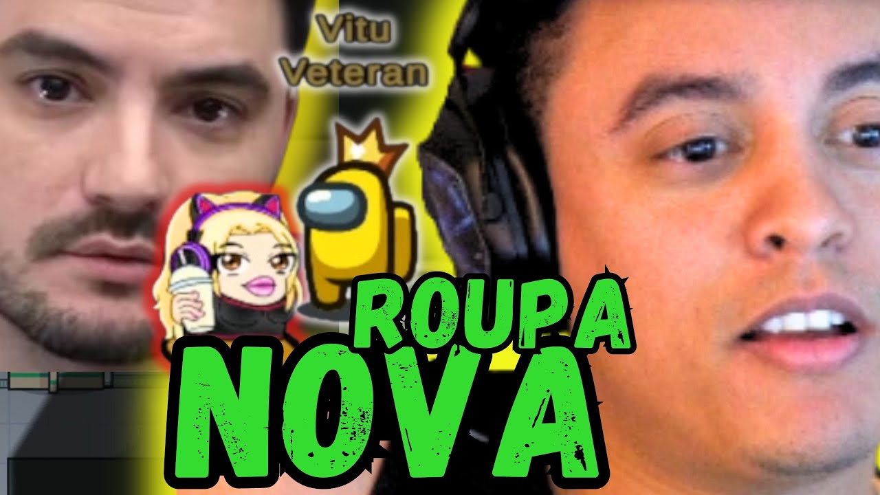 PEGUEI A ROUPA DO FELIPE NETO E VENCI NO AMONG US - YouTube