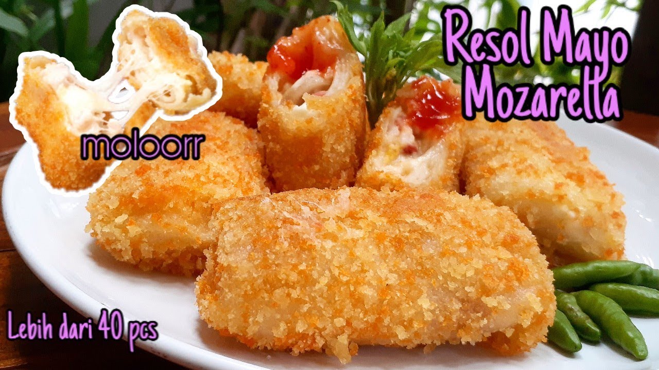 RESEP RESOL MAYO MOZARELLA | AMERICAN RESOL - YouTube