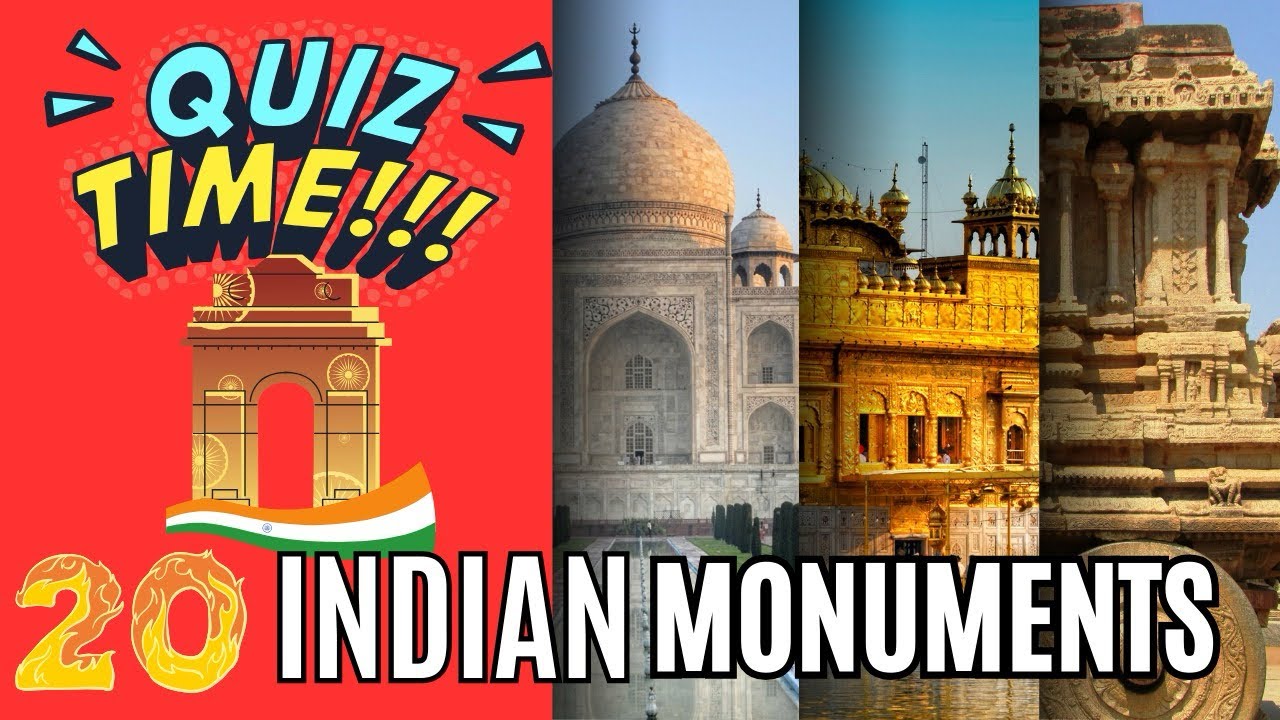 20 Guess the Monuments of India || Famous Monuments of India # ...