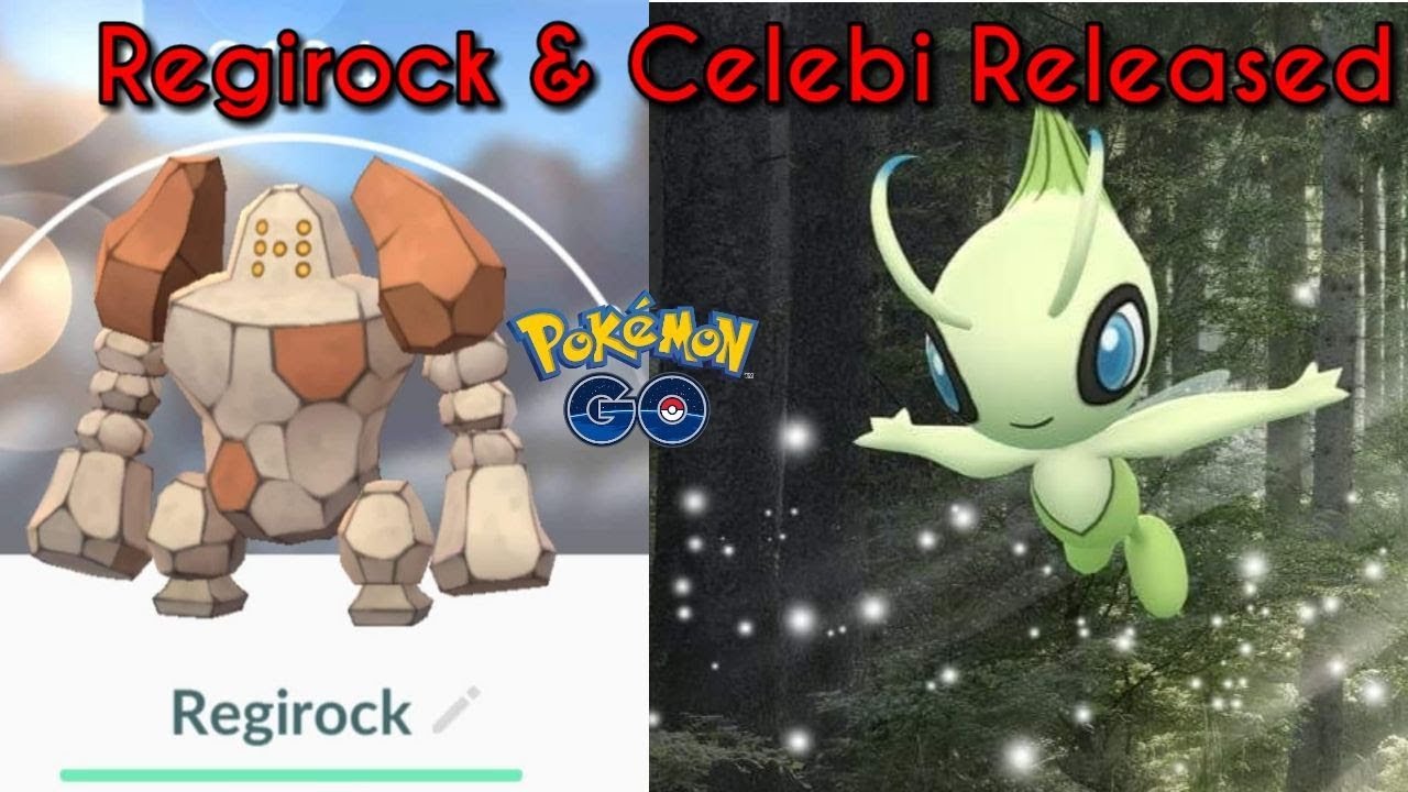FINALLY CELEBI RELEASED IN POKEMON GO | NEW LEGENDARY REGIROCK RELEASED ...