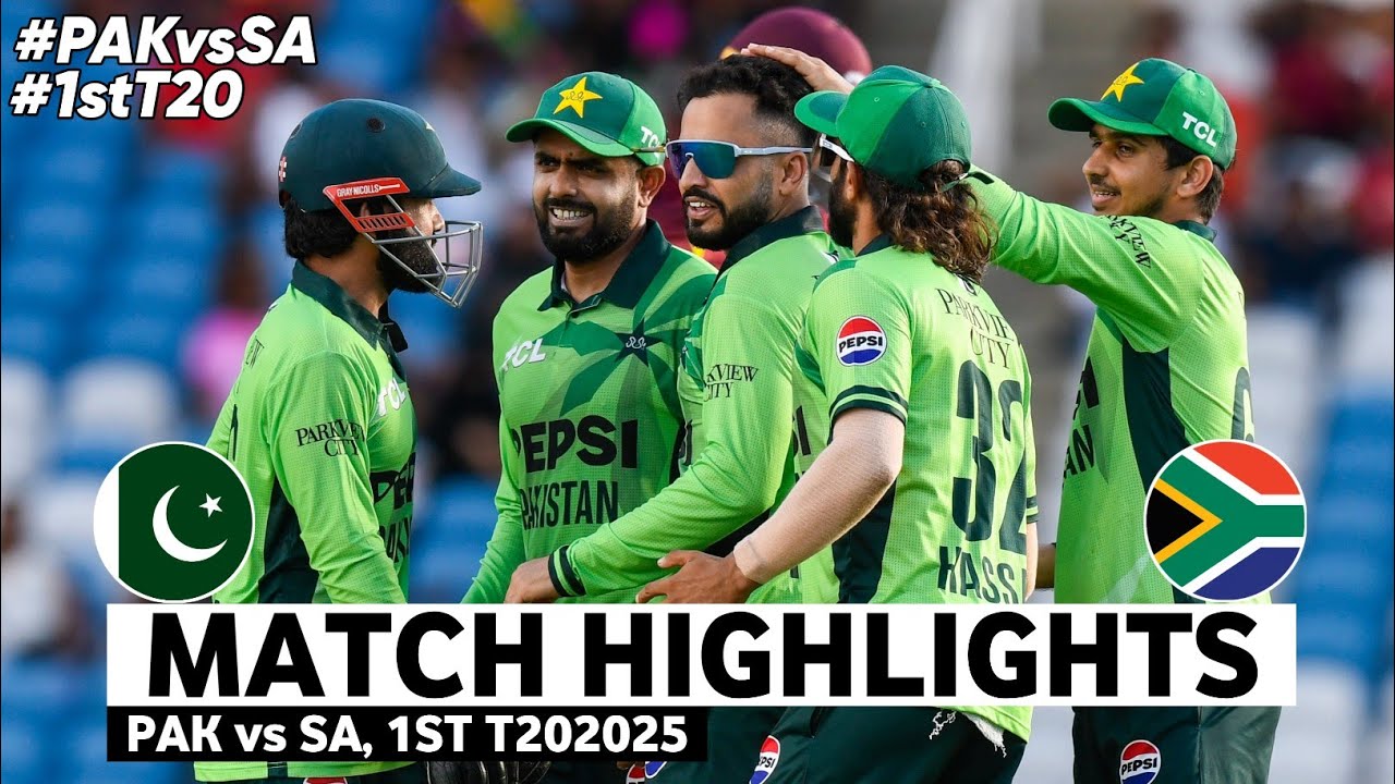 Pakistan Vs South Africa 1st T20 Match Highlights 2025 | PAK vs SA 1st ...