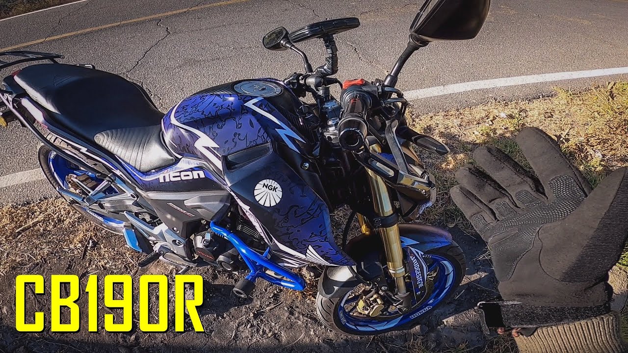 Modifique el Diseño de mi HONDA CB190R | FULL TUNING 🏍️🔥 - YouTube