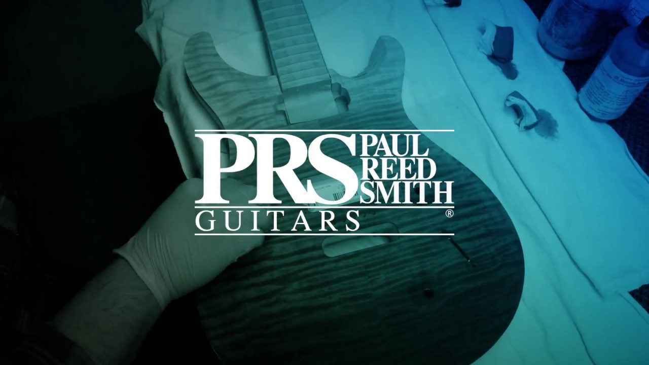 The "Blue Fade" Stain Process | PRS Guitars - YouTube