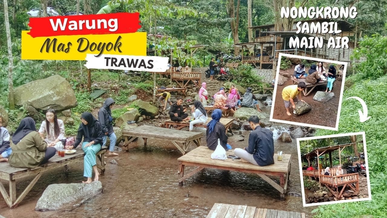 NONGKRONG SANTAI SAMBIL MAIN AIR // WARUNG MAS DOYOK TRAWAS MOJOKERTO ...