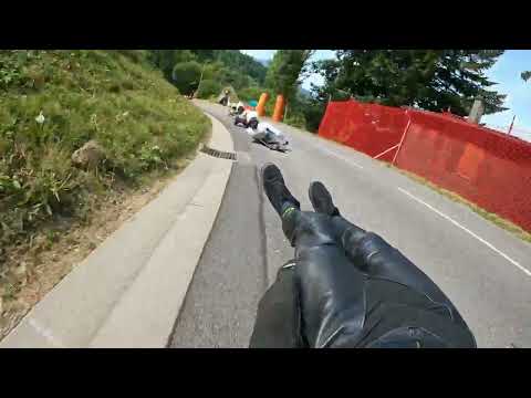 Great Pack Run with the Streetluge Family (a lot of overtakes) @lemanik Freeride