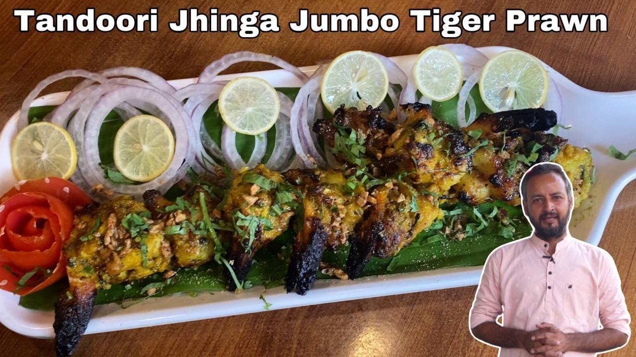 Tandoori Jhinga | Tandoori Pawn Recipe | indian Street Food | Jumbo ...