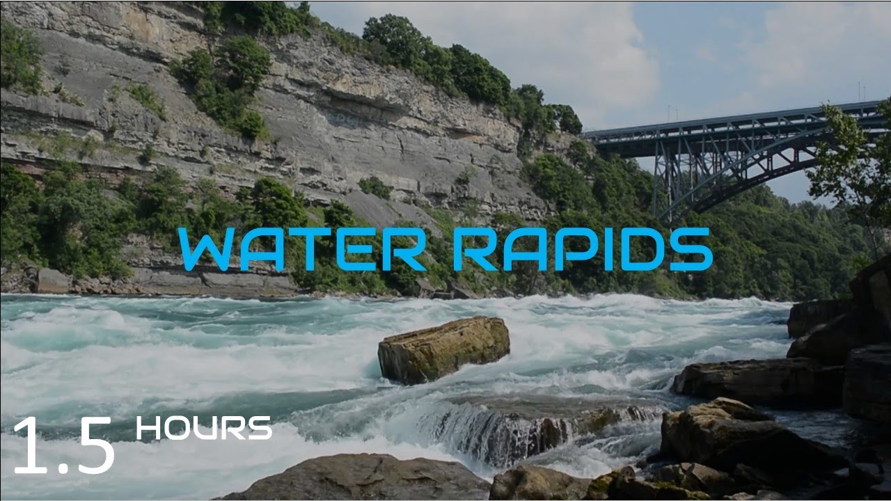 Crashing WATER RAPIDS sounds to help SOOTH your MIND, BODY, and SOUL ...