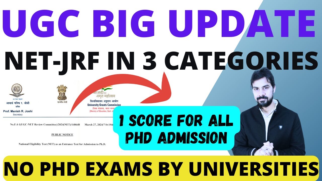 Good NEWS for NET qualified II Direct PhD Interview, One SCORE-No EXAM ...