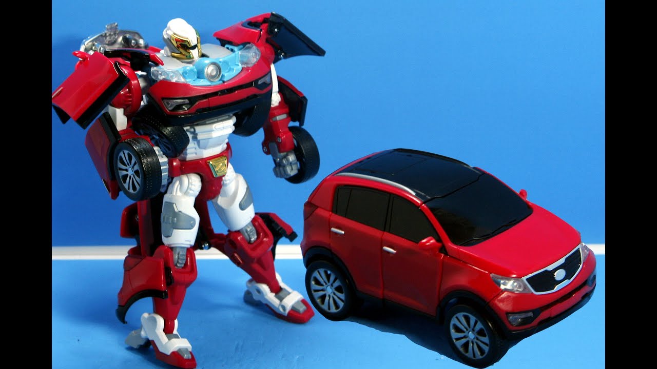 또봇 Z 로봇에서 차로 차에서 로봇으로 변신하는 장난감 스톱모션 동영상 Tobot Z Transformers - YouTube